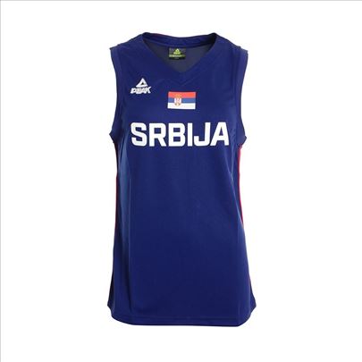 Košarkaški dres Srbija plavi ženski Peak