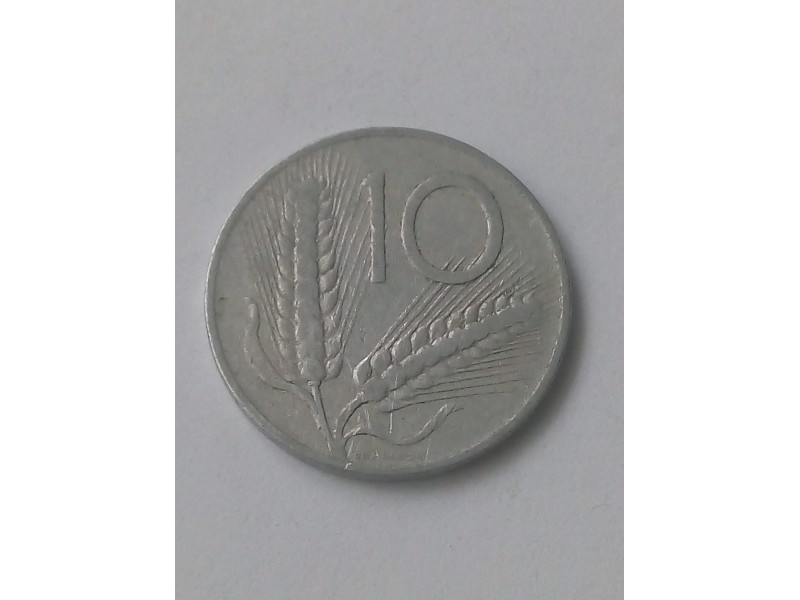 10 Lira 1955.g - Italija -