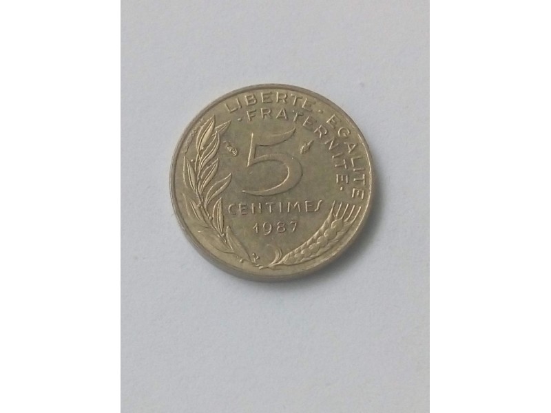 5 Centimes 1987.g - Francuska -