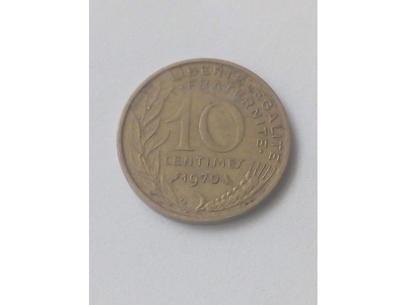 10 Centimes 1970.g - Francuska -