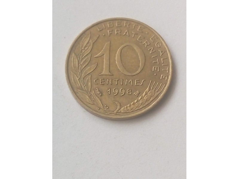 10 Centimes 1998.g - Francuska -