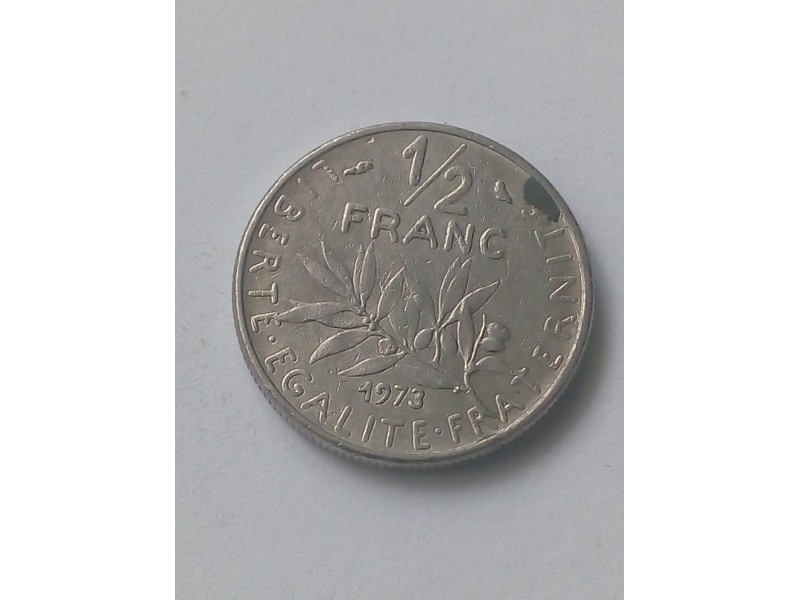 1/2 Franc 1973.g - Francuska -