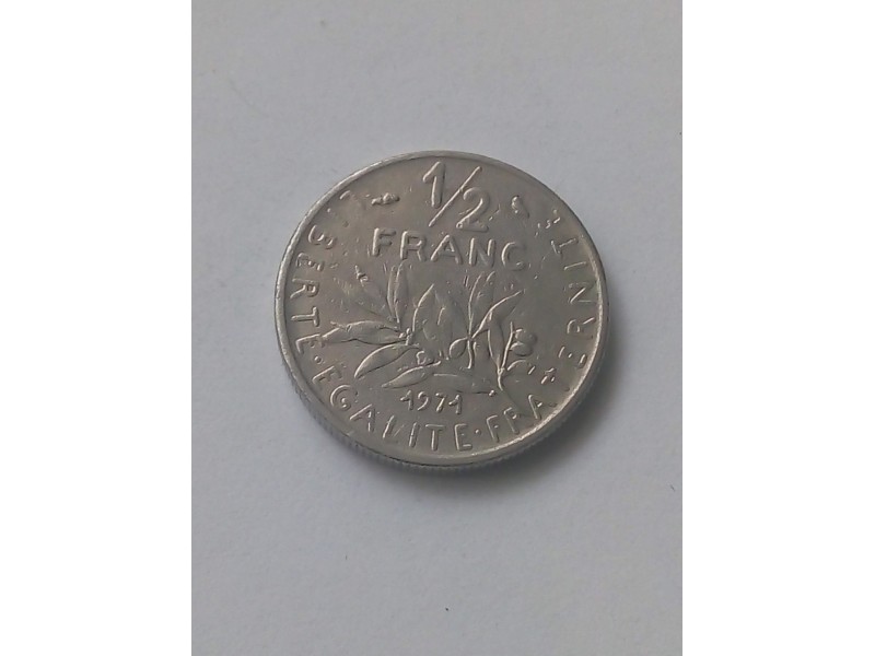 1/2 Franc 1971.g - Francuska -