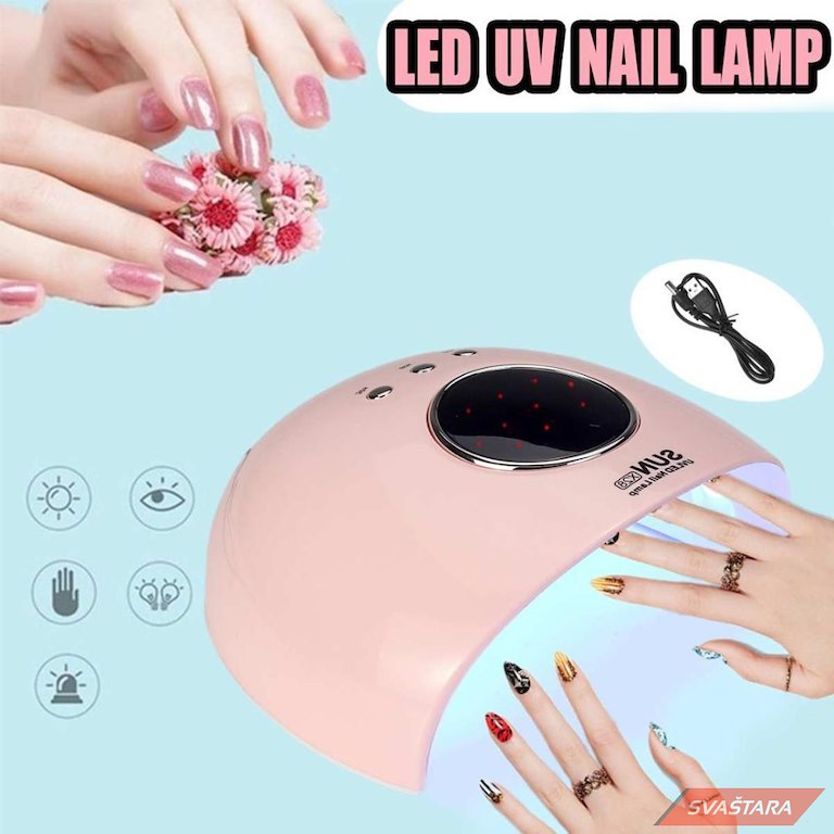UV 12 LED lampa za savršene nokte, za samo 30 sek.