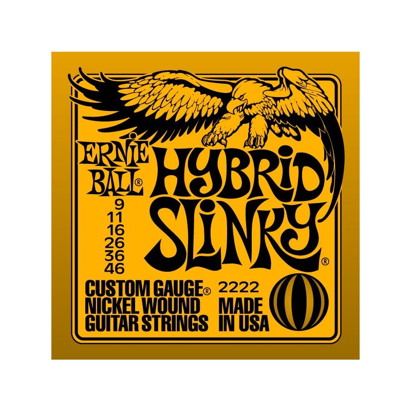 HYBRID SLINKY 09-46 2222 Žice za Elekričnu Gitaru Ernie Ball