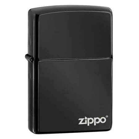 Zippo Ebony Zippo Logo 24756ZL