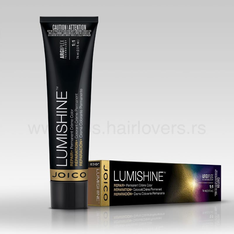 Boja za kosu JOICO LUMISHINE 5NWB – Prirodno topla bež svetlo smeđa