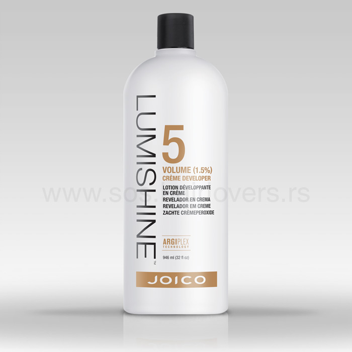 JOICO Lumishine Creme Developer 5 VOL – Profesionalni hidrogen za Joico boje za kosu 950ml