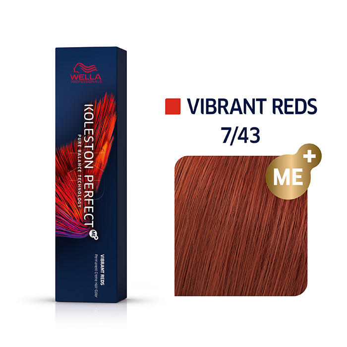 Boja za kosu KOLESTON PERFECT 7/43 – Srednje plava crveno zlatna