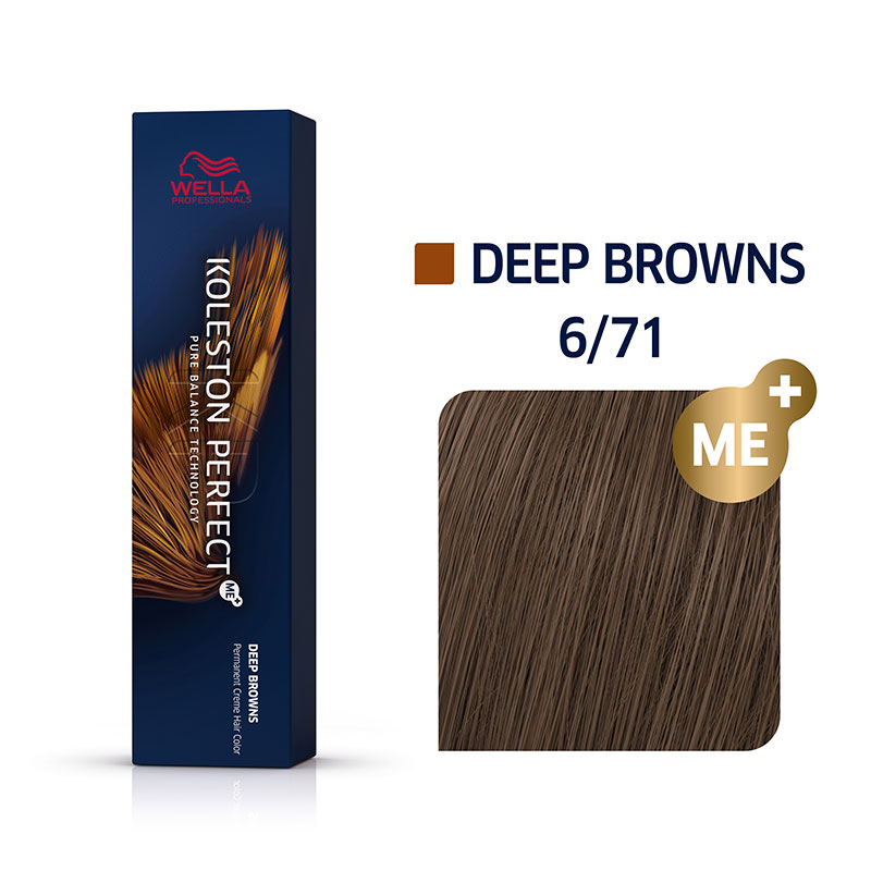 Boja za kosu KOLESTON PERFECT 6/71 – Tamno plava braon pepeljasta
