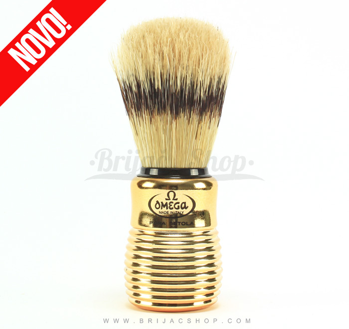 Omega četka za brijanje prirodna-zlatna košnica
