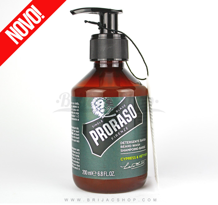 Proraso šampon za bradu - čempres & vetiver 200ml