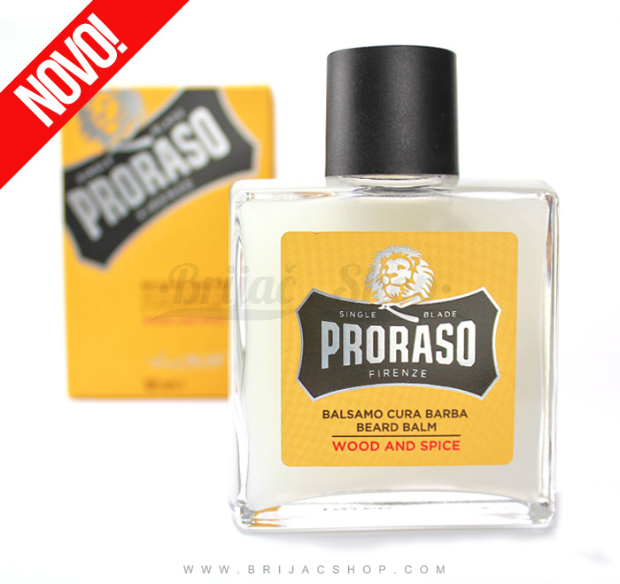 Proraso balzam za bradu - Wood & Spice, 100ml