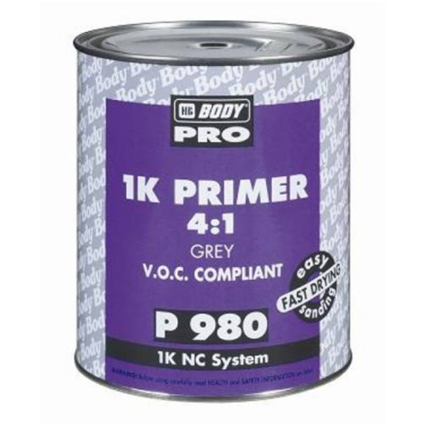 Body 1K Primer 4:1 Grey P980 1L