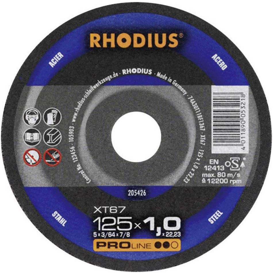 Rhodius Rezna Ploča XT67 115mm x 1.0