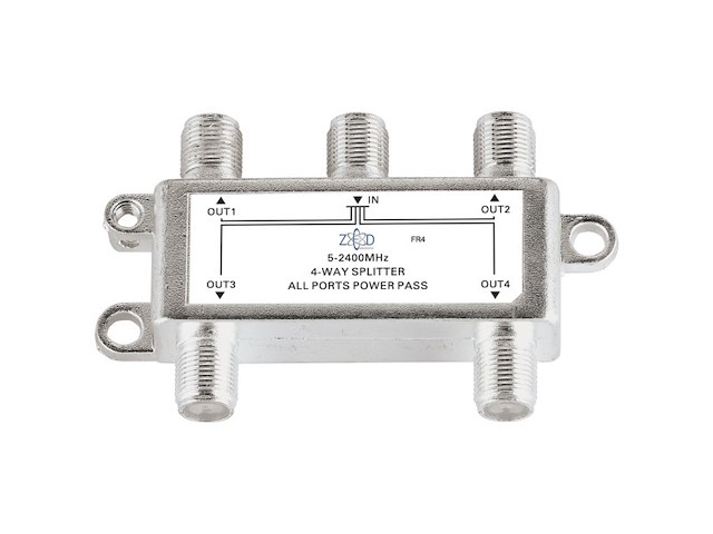 Antenski razdelnik FR4 1 ulaz - 4 izlaza, 5-2400MHz