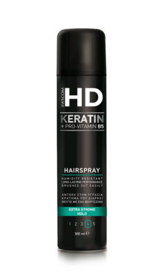 HD lak sa keratinom extra strong 300 ml