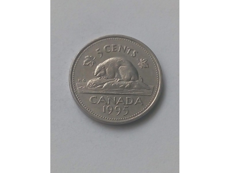 5 Cents 1995.g - Kanada - Dabar -