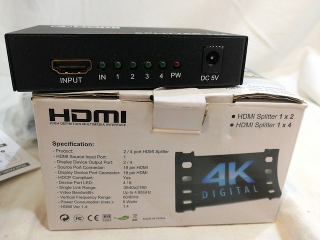 HDMI splitter 1080P 1.4