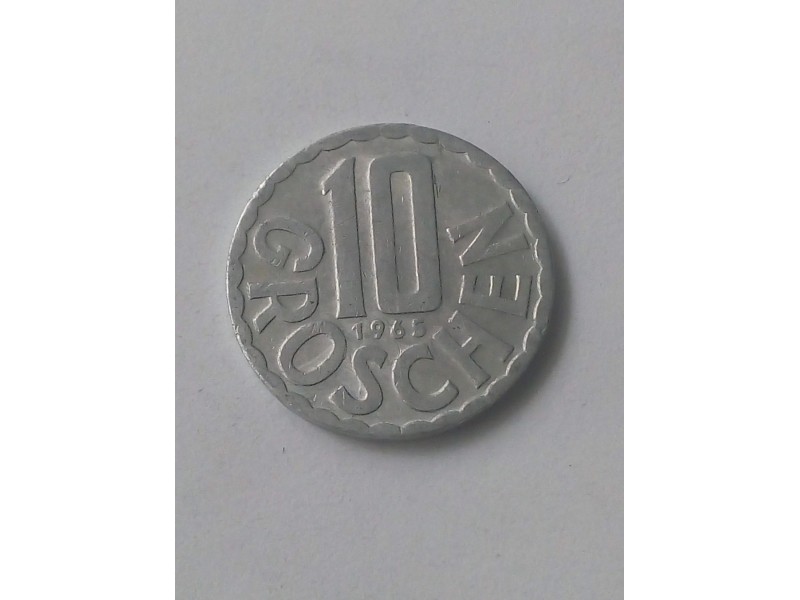 10 Groschen 1965.g - Austrija -