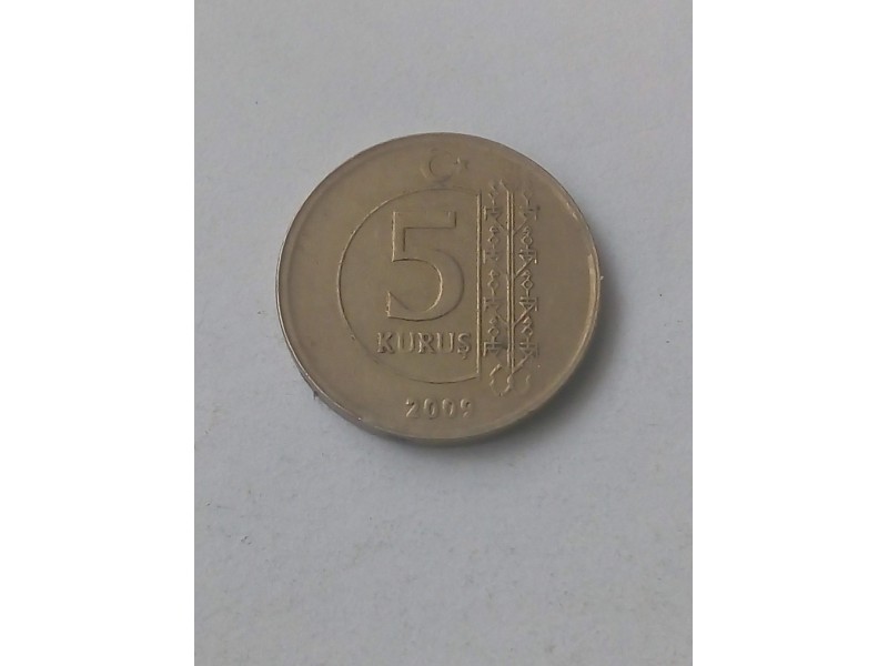 5 Kurus 2009.g - Turska -