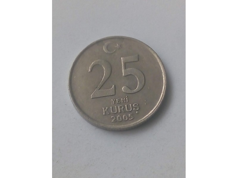 25 Yeni Kurus 2005.g - Turska -