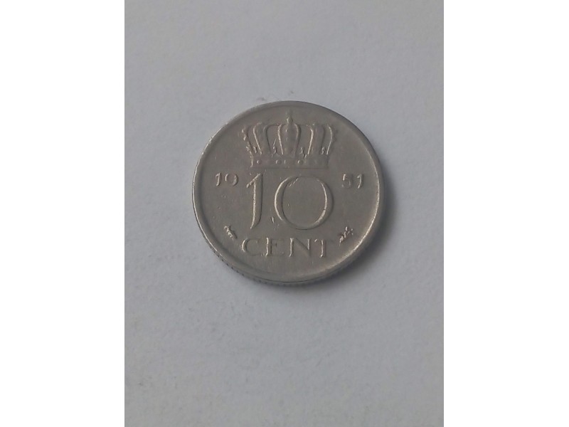 10 Cent 1951.g - Holandija -