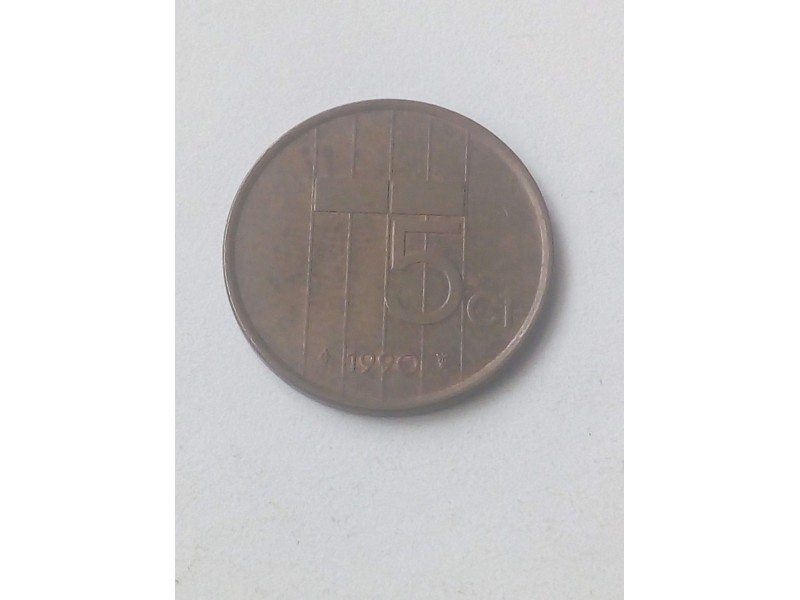 5 Cent 1990.g - Holandija -