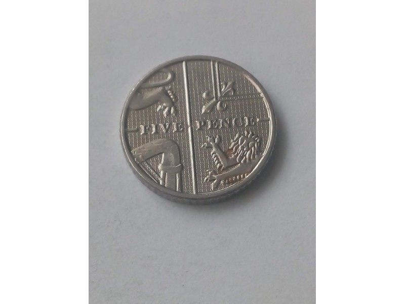Five Pence 2012.g - Engleska -