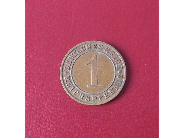 1 REICHSPFENNIG 1934 F