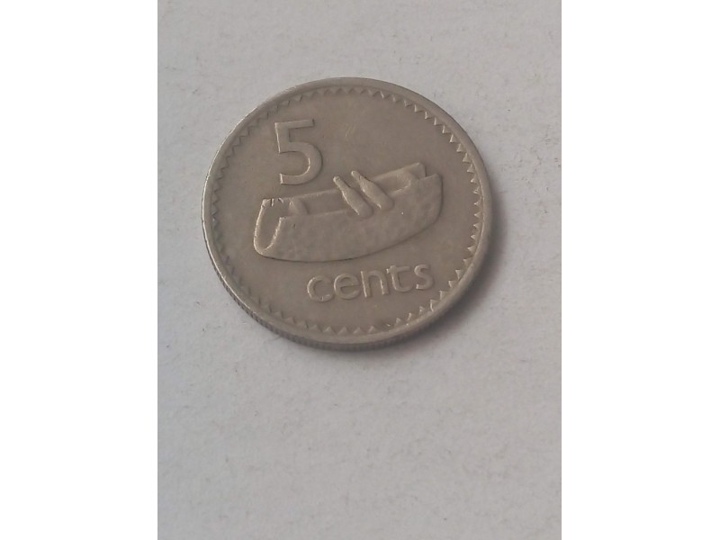 5 Cents 1987.g - Fidži -