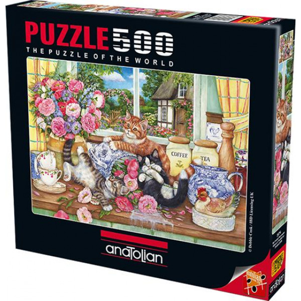 Anatolian Puzzle Kittens In The Kitchen 500 pcs 135741