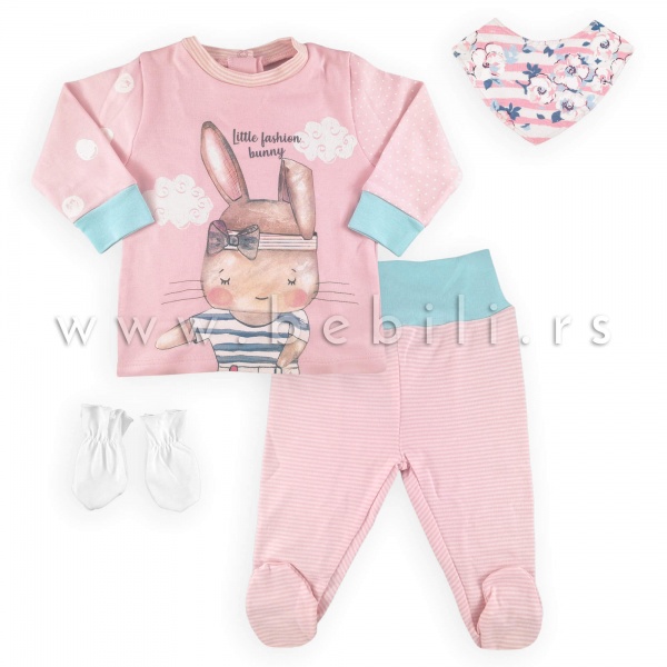 MyBaby Set za novorođenče 4/1 Zeka