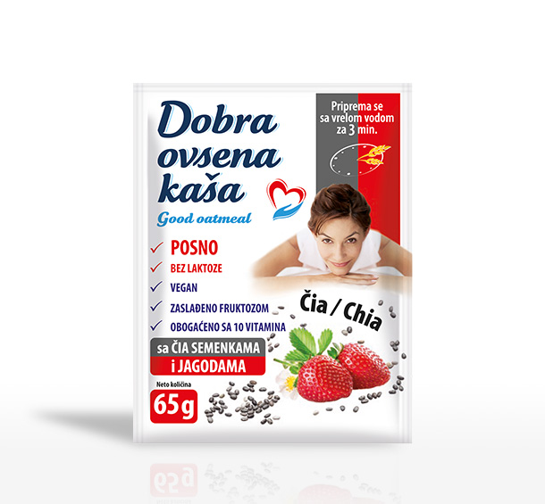 DOBRA OVSENA (ZOBENA) KAŠA ČIA I JAGODA 50G