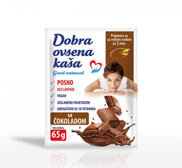 DOBRA OVSENA (ZOBENA) KAŠA ČOKOLADA 50G