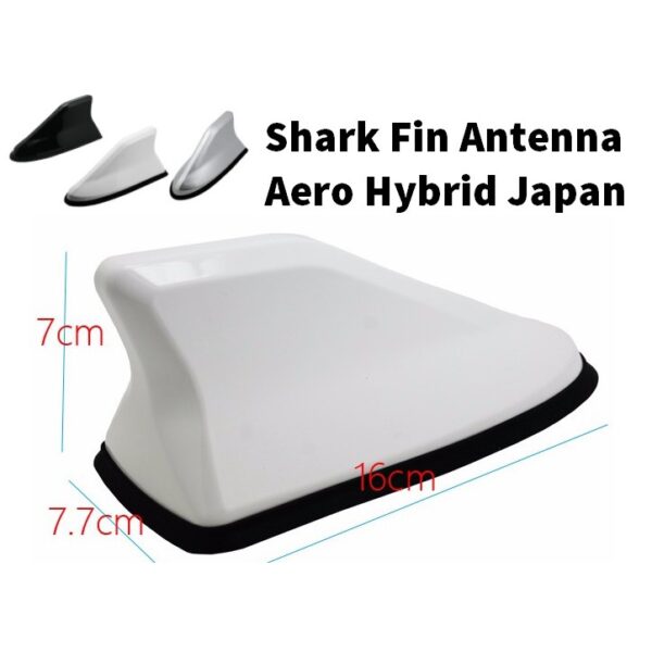 Auto antena shark fin sa prijemnikom – bela