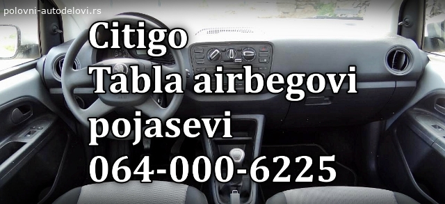 Skoda Citigo airbag tabla pojasevi