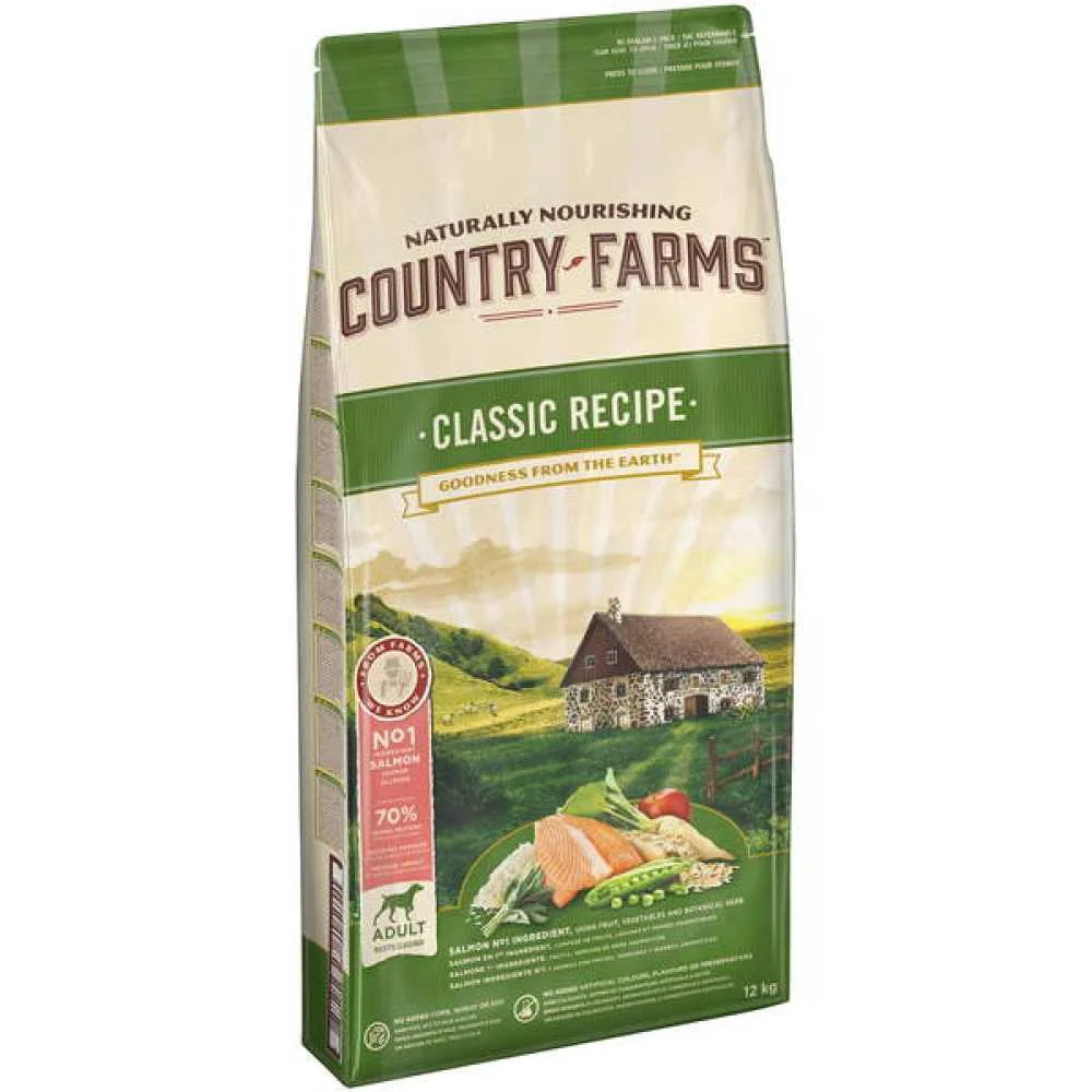 Country Farms hrana za pse Classic Adult Losos 12kg