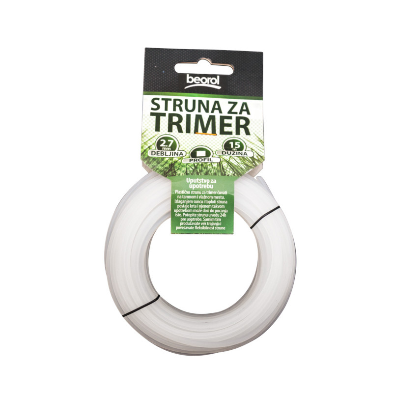 Struna za trimer kvadratna 2.7mm x 15m