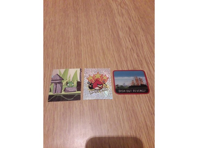Slicice Angry birds (Frikom) 12,22 i 3D kartica broj 29
