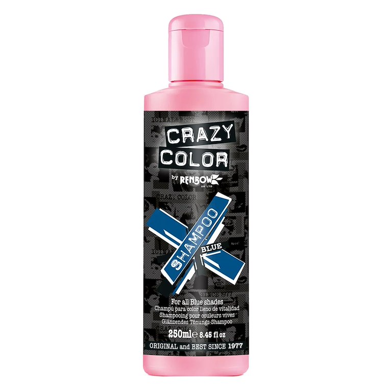 Šampon za farbanu kosu bez sulfata CRAZY COLOR Plavi 250ml