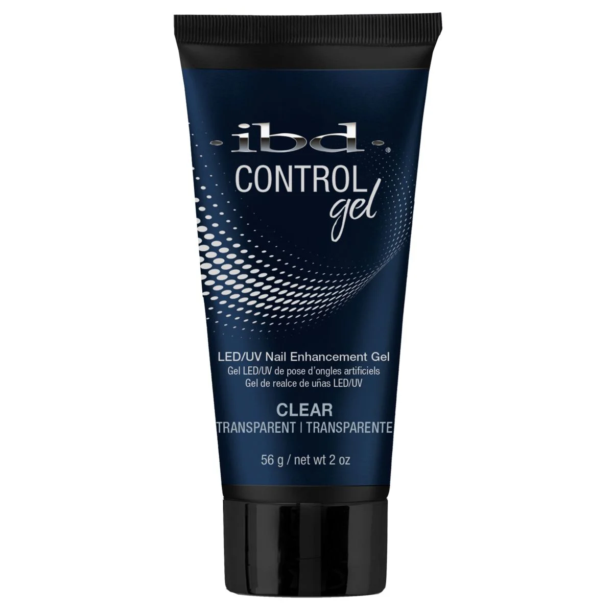 UV/LED gradivni gel za nadogradnju noktiju providni IBD Control Gel Clear 56g