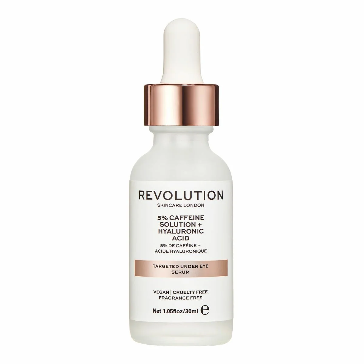 Serum za podočnjake REVOLUTION SKINCARE 5% Caffeine Solution and Hyaluronic Acid 30ml