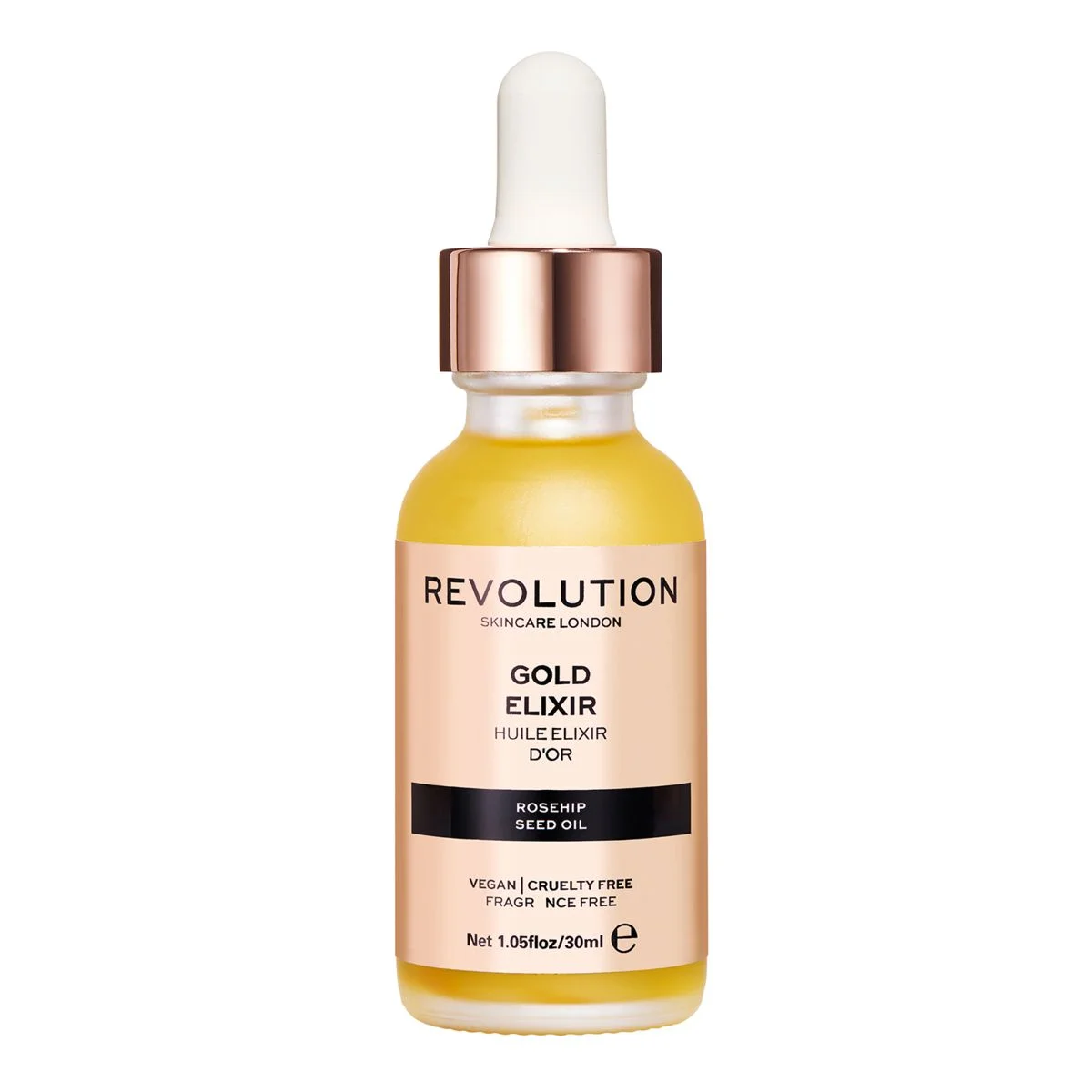 Ulje sa česticama zlata za hidrataciju kože lica REVOLUTION SKINCARE Gold Elixir 30ml