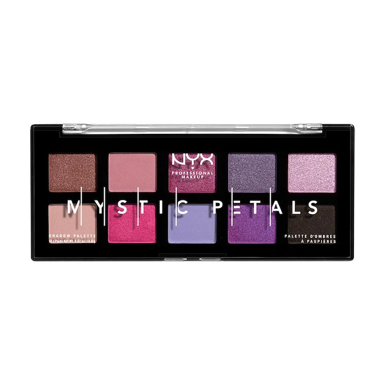 Paleta senki i pigmenata NYX Professional Makeup Mystic Petals Midnight Orchid 8g