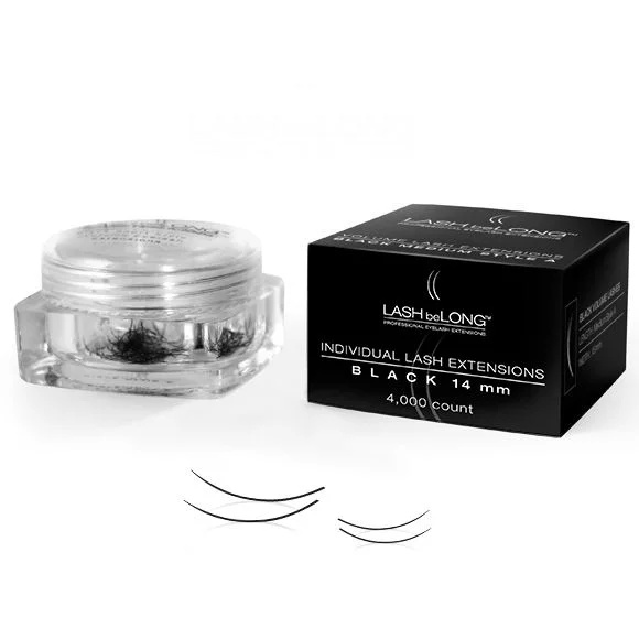 Svilene trepavice LASH beLONG Crne 14mm