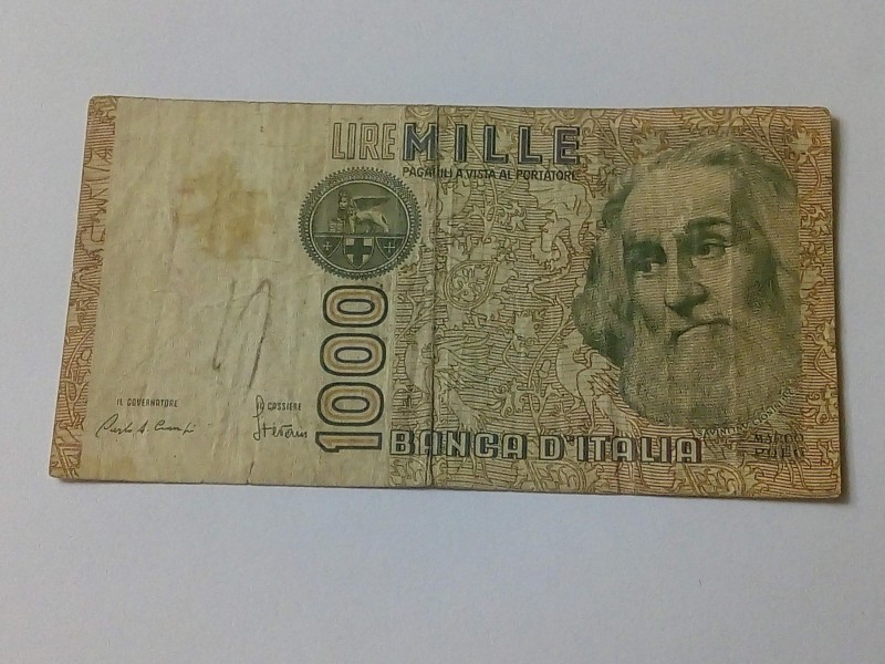 1000 Lira 1982.g - Italija -