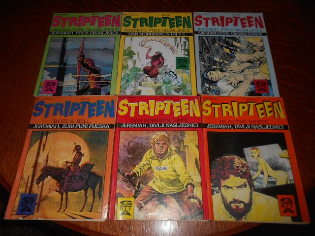 stripteen 1-6  komplet