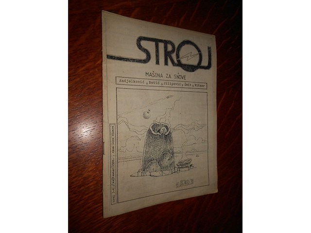 stroj  mašina za snove  3-4   1988g