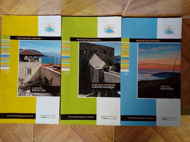 Herceg Novi, tri turističke brošure